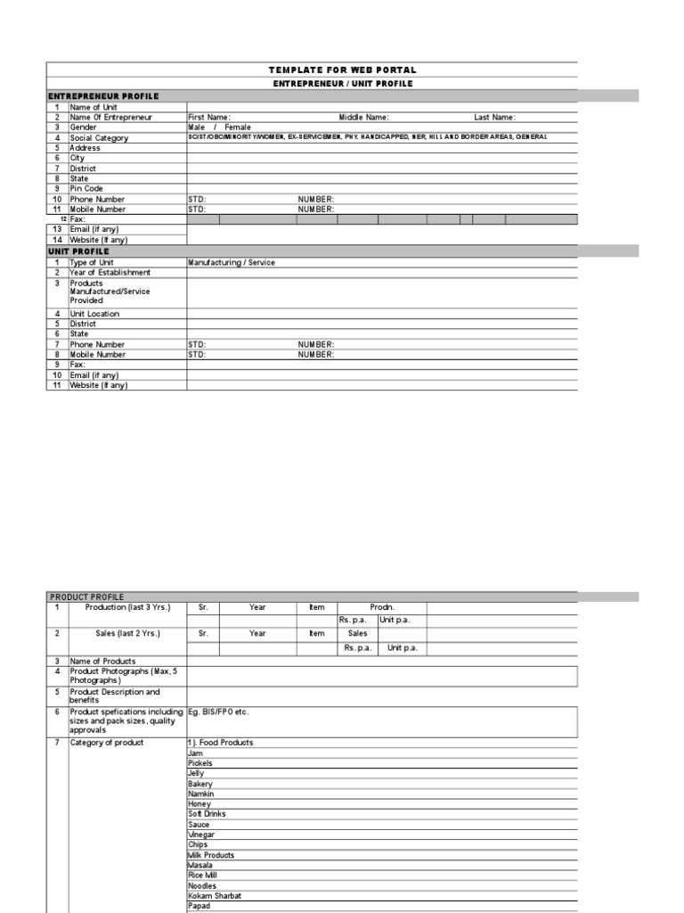 KVIC Template WebPortal | PDF | Clothing | Nature