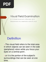 Confrontational Visual Fields | PDF | Retina | Visual Perception