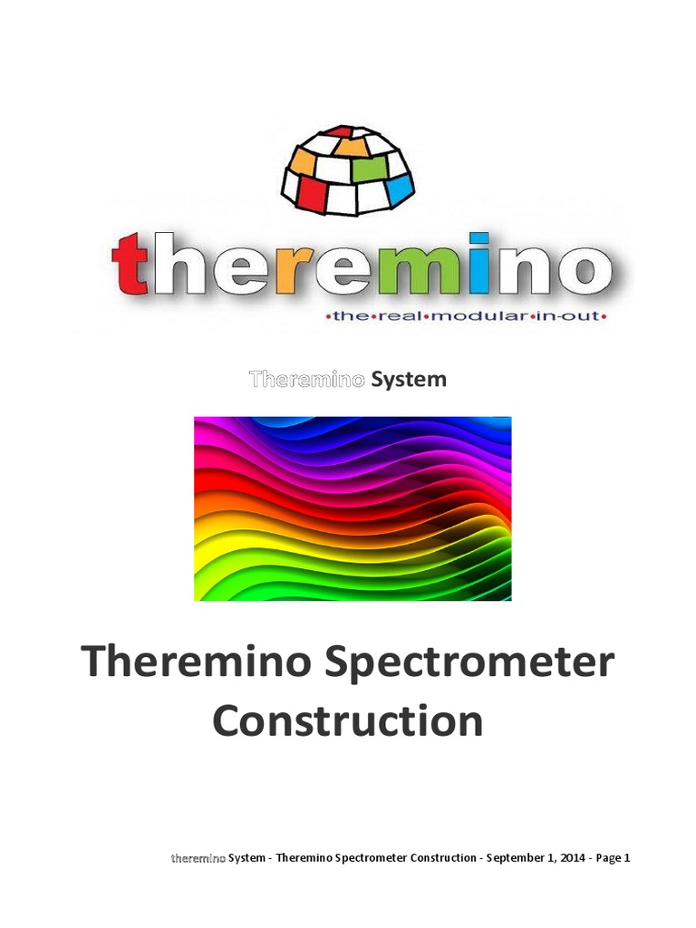Theremino Spectrometer Construction ENG | PDF | Light Emitting Diode ...