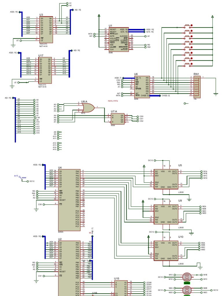8086 With 8259 and 8255 Driving Stepper Motors. | PDF | Business