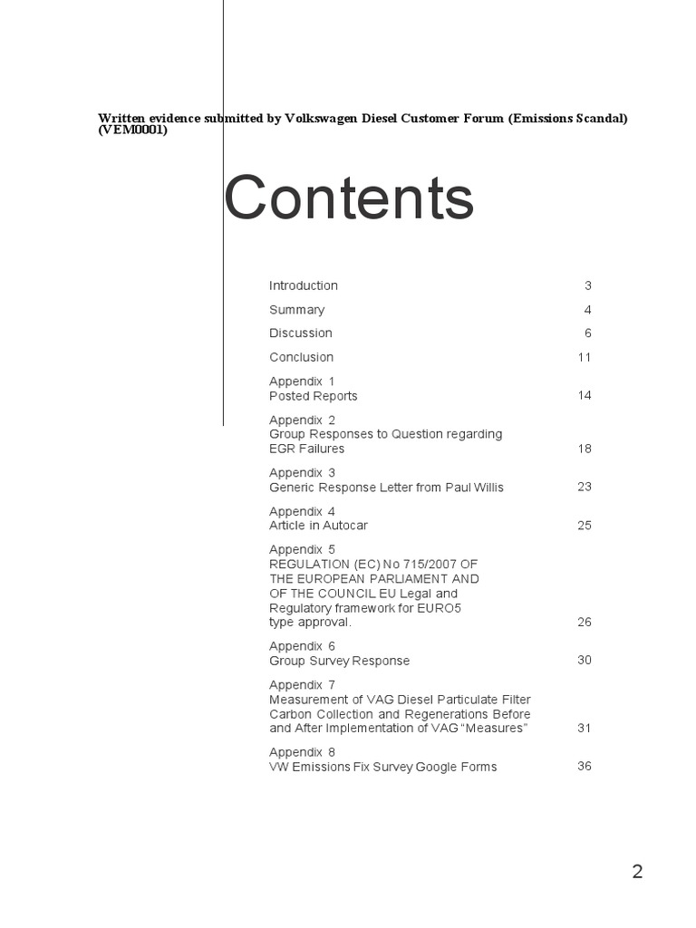 Diesel Gate | PDF | Emission Standard | Volkswagen