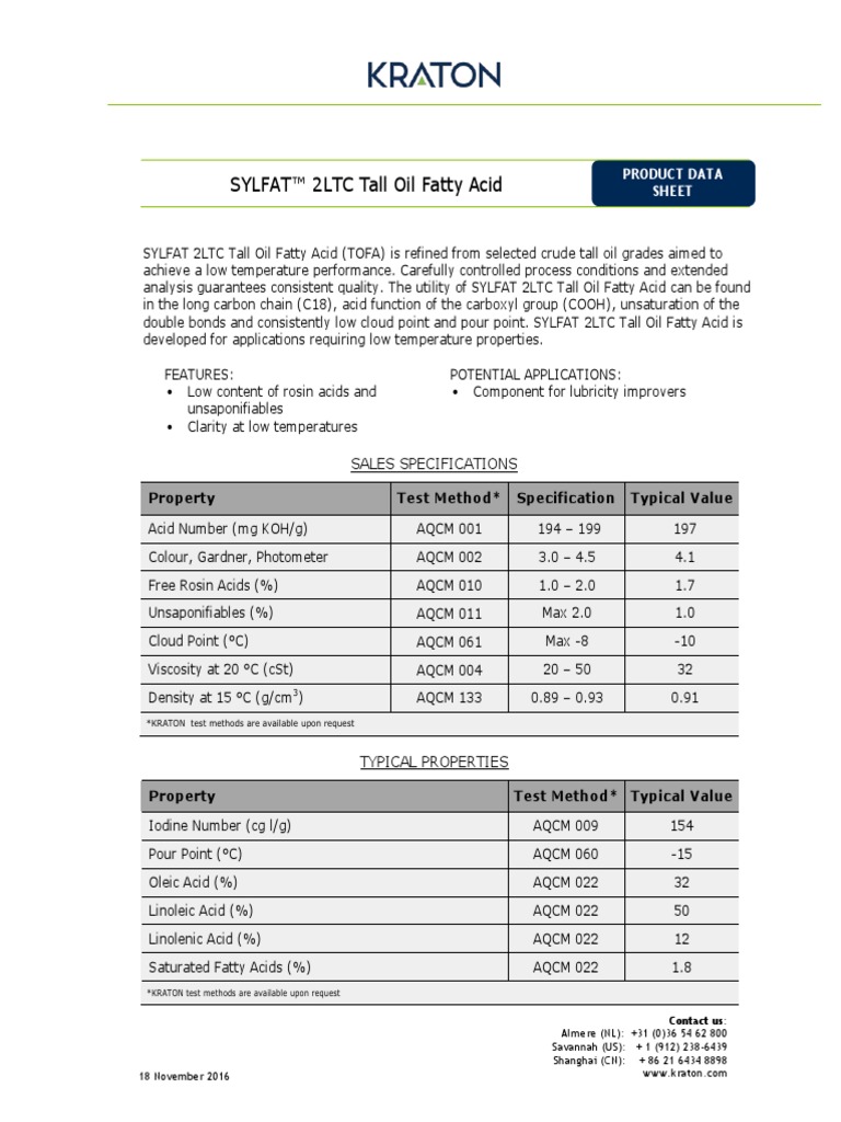 Pds Sylfat 2ltc | PDF | Fatty Acid | Chemical Substances