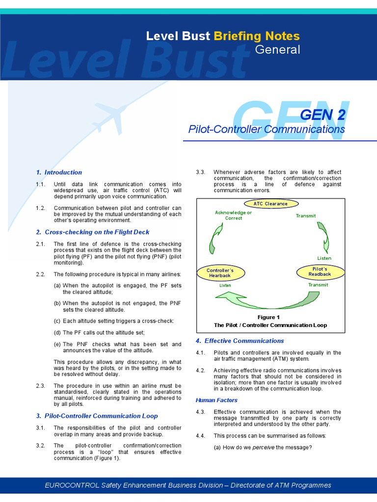 Pilot Controller Communications | Download Free PDF | Air Traffic ...