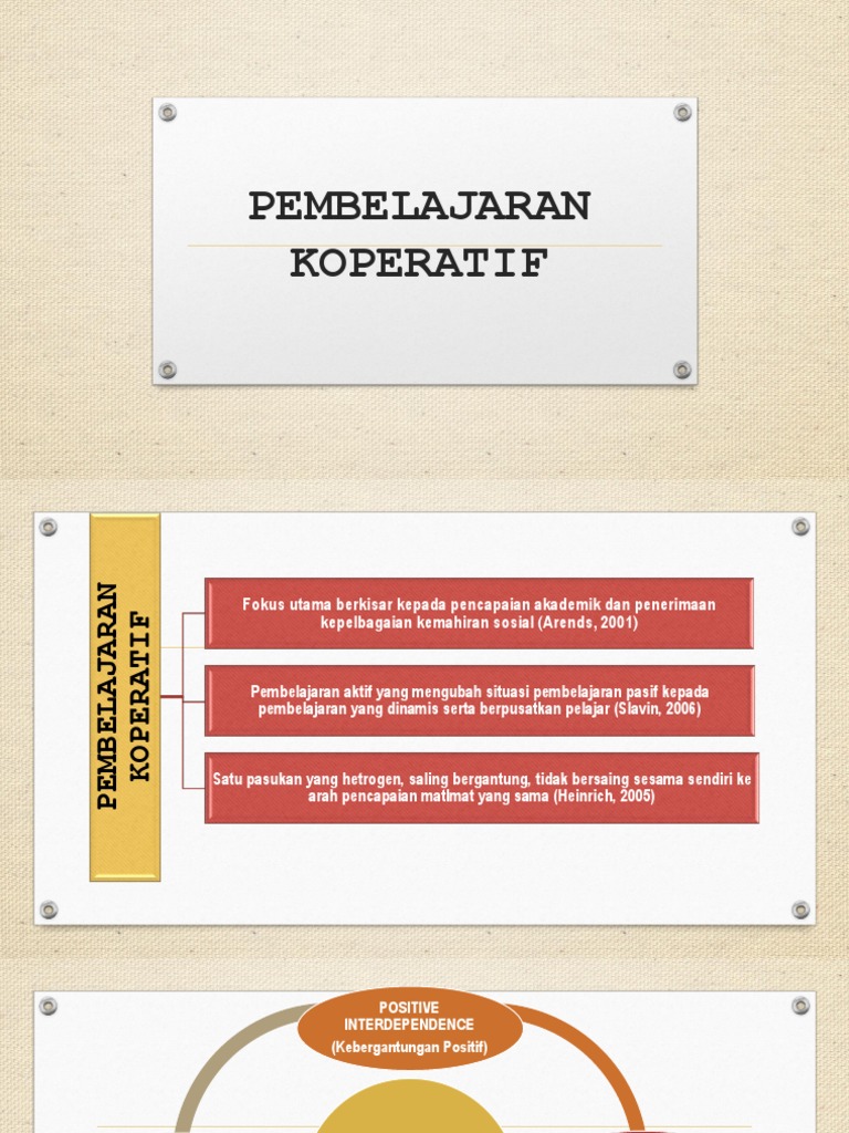 Pembelajaran Koperatif Kolaboratif | PDF