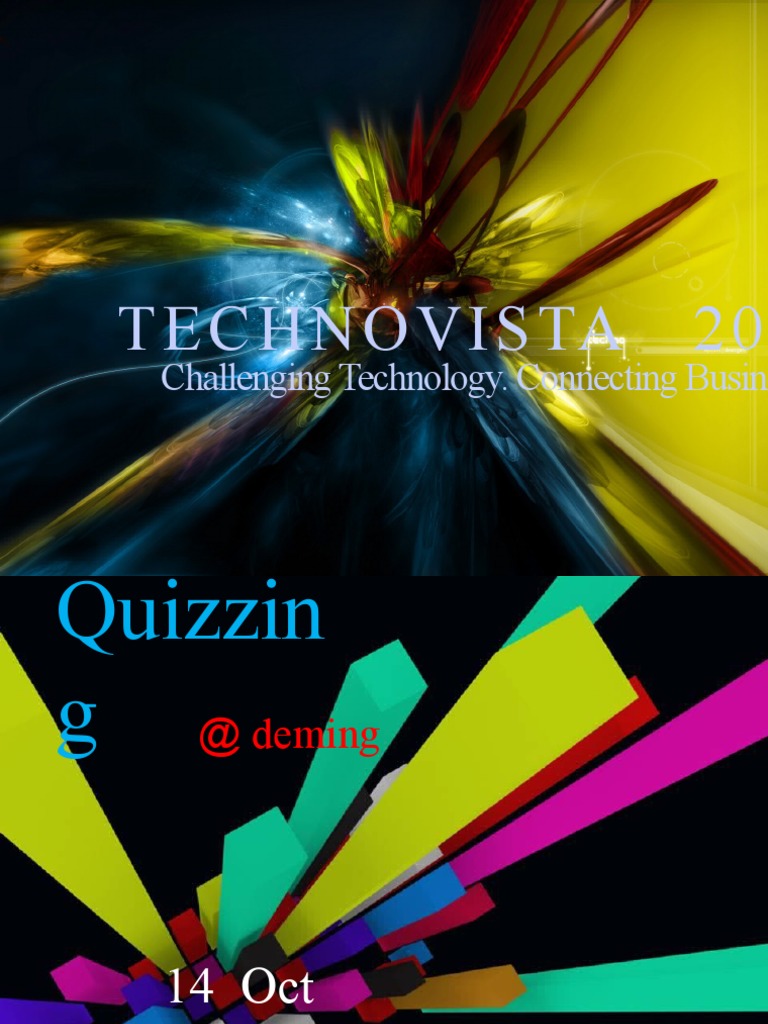 Technovista 2010: Challenging Technology. Connecting Business | PDF