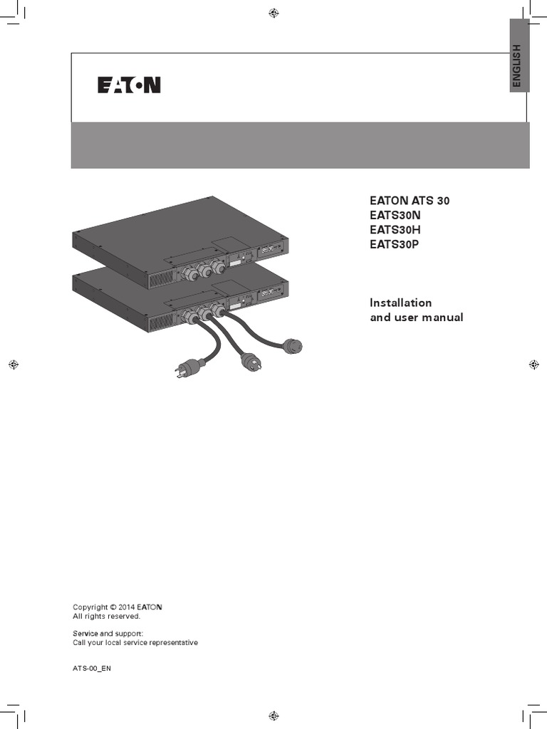 Eaton Ats 30 Eats30N Eats30H Eats30P: All Rights Reserved | PDF | I Pv6 ...
