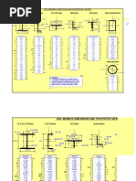 Steel Beam Design Excel Sheet | PDF | Beam (Structure) | Buckling