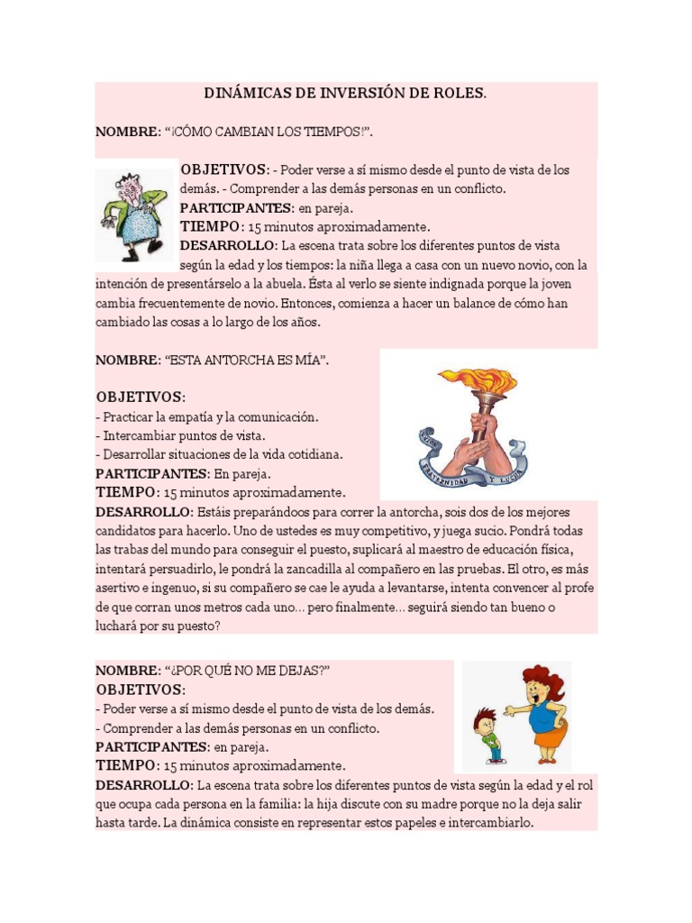 Dinámicas de Inversión de Roles | PDF