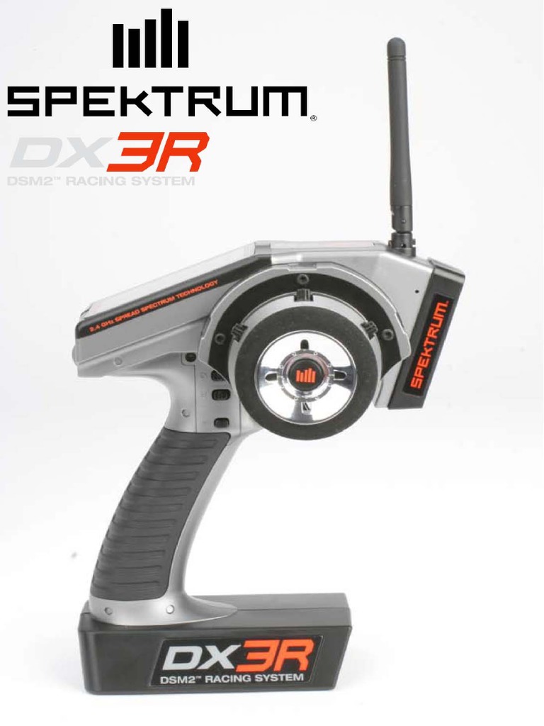 Manual Spectrum Dx3r | PDF | Batería recargable | Tornillo