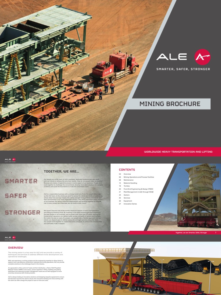 Mining Brochure: Worldwide Heavy Transportation and Lifting | PDF ...