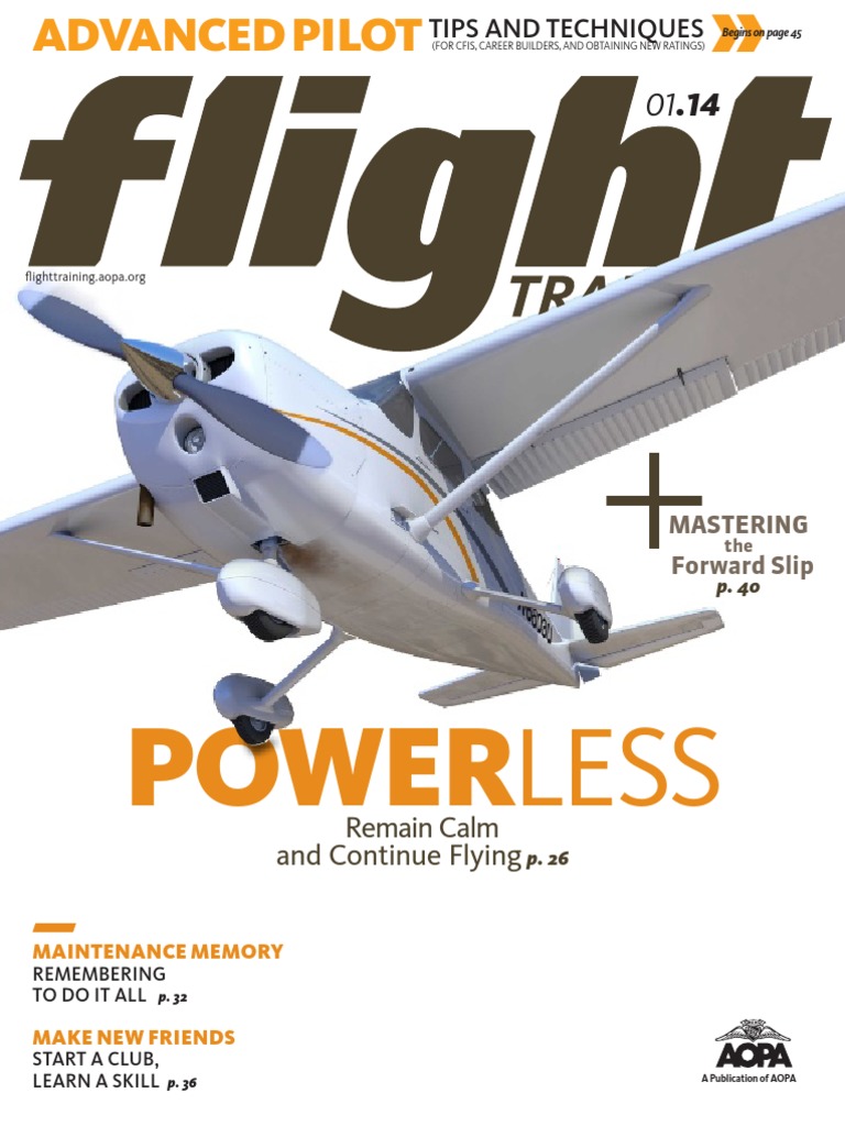 Flight Training Magazine January 2014 | PDF | Flight Instructor | Aviation