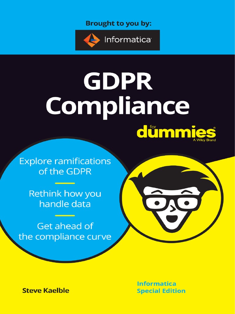 GDPR Compliance For Dummies | PDF | Information Privacy | Personally ...