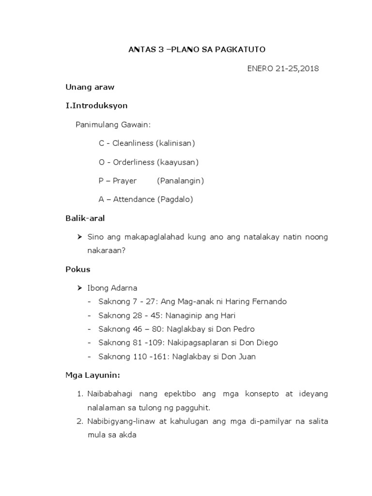 Grade 7 Learning Plan | PDF