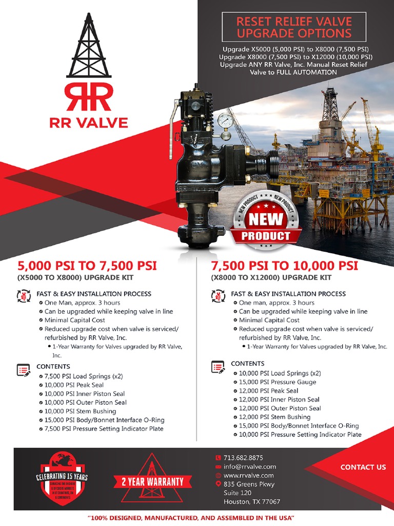 RR Valve Upgrade Kits | PDF