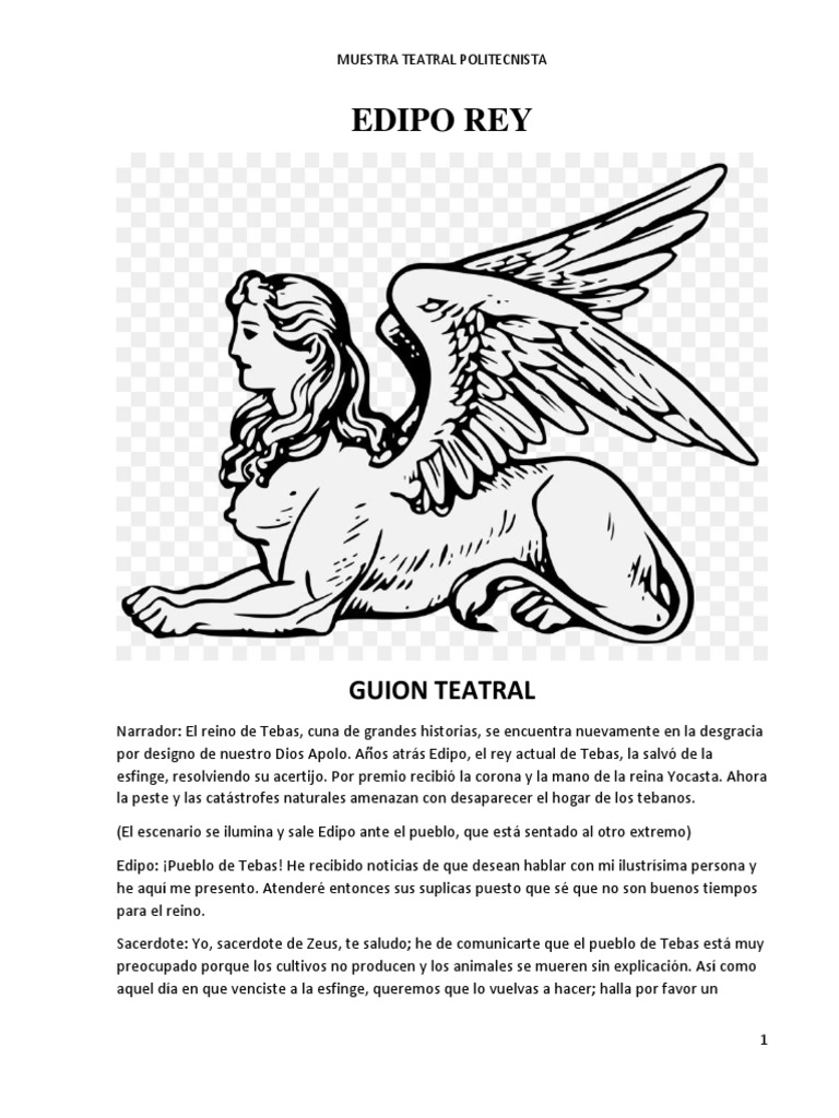 EDIPO REY | Edipo | Esfinge