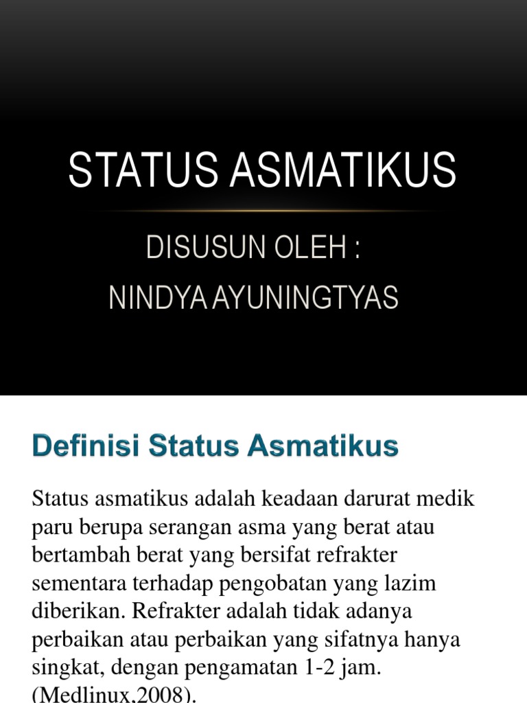 Status Asmatikus | PDF