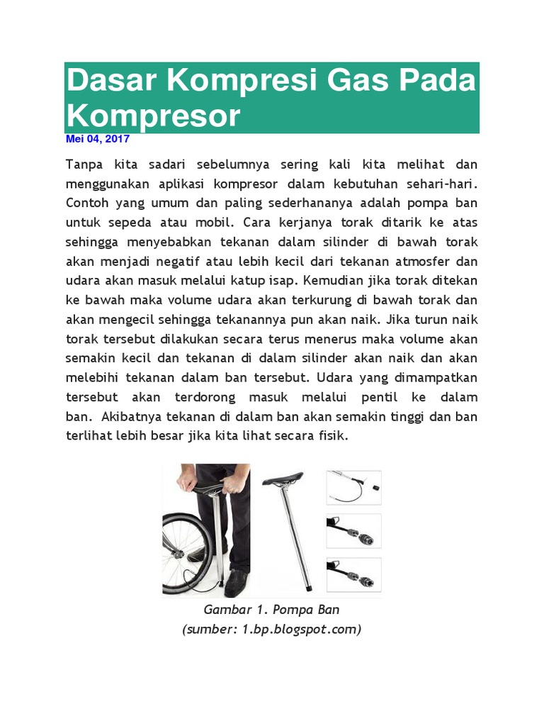 Proses Kompresi Gas: Adiabatik & Isothermal | PDF | Teknologi & Rekayasa