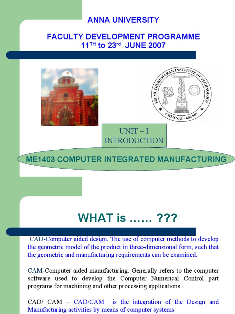 Challenges and Benefits of Computer Integrated Manufacturing: An Analysis of Key Aspects of CIM ...