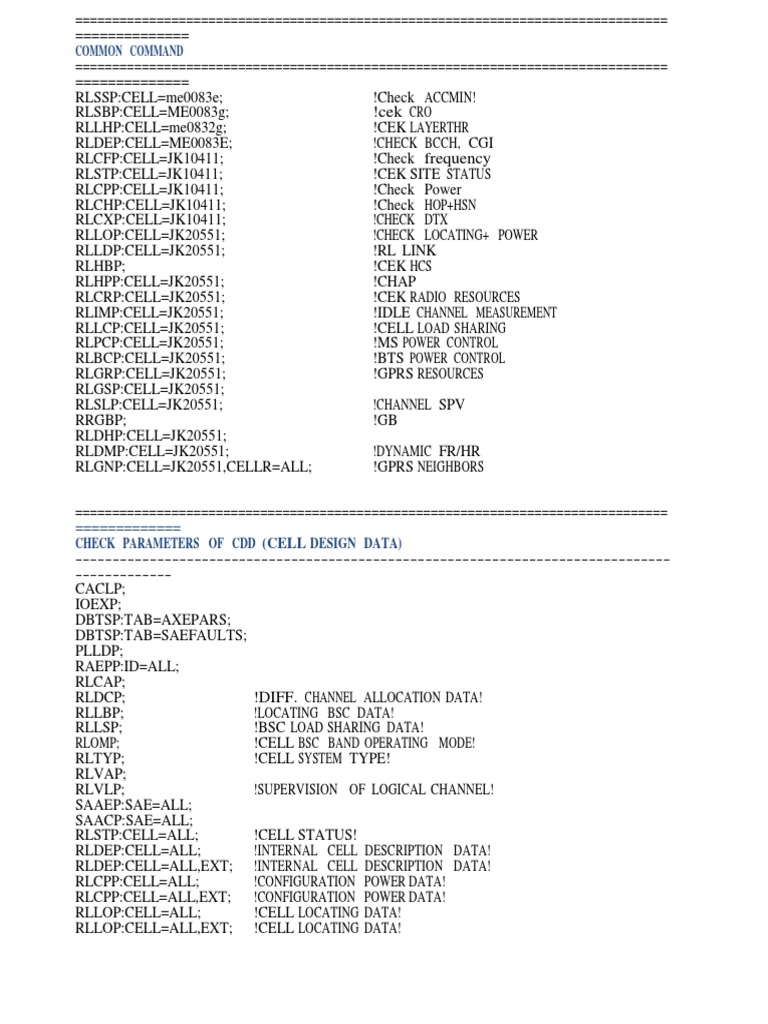 Common commands and troubleshooting | PDF | General Packet Radio ...