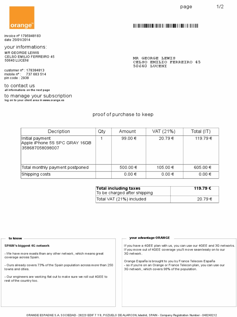 Orange | PDF | Business | Computing And Information Technology