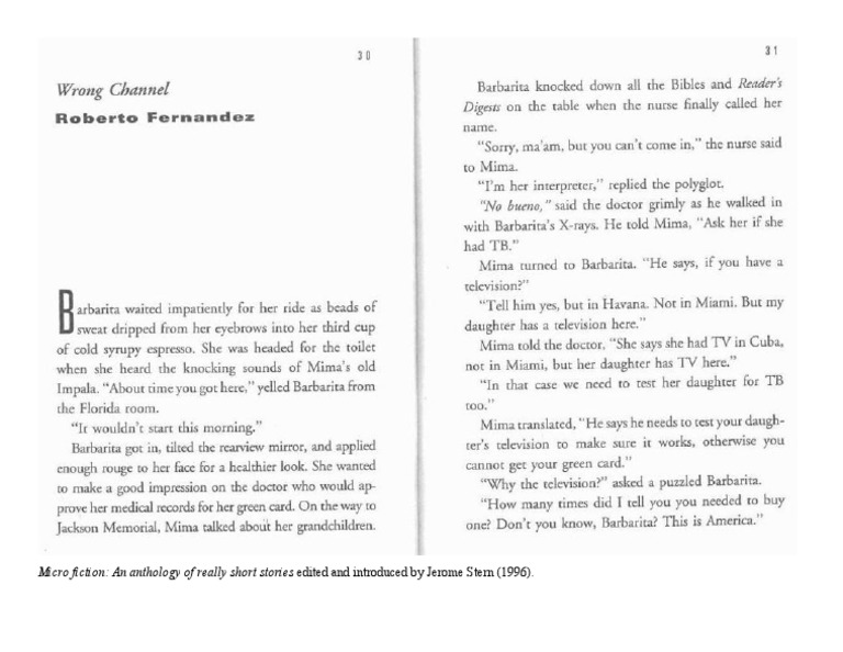 Micro Fiction: An Anthology of Really Short Stories Edited and ...