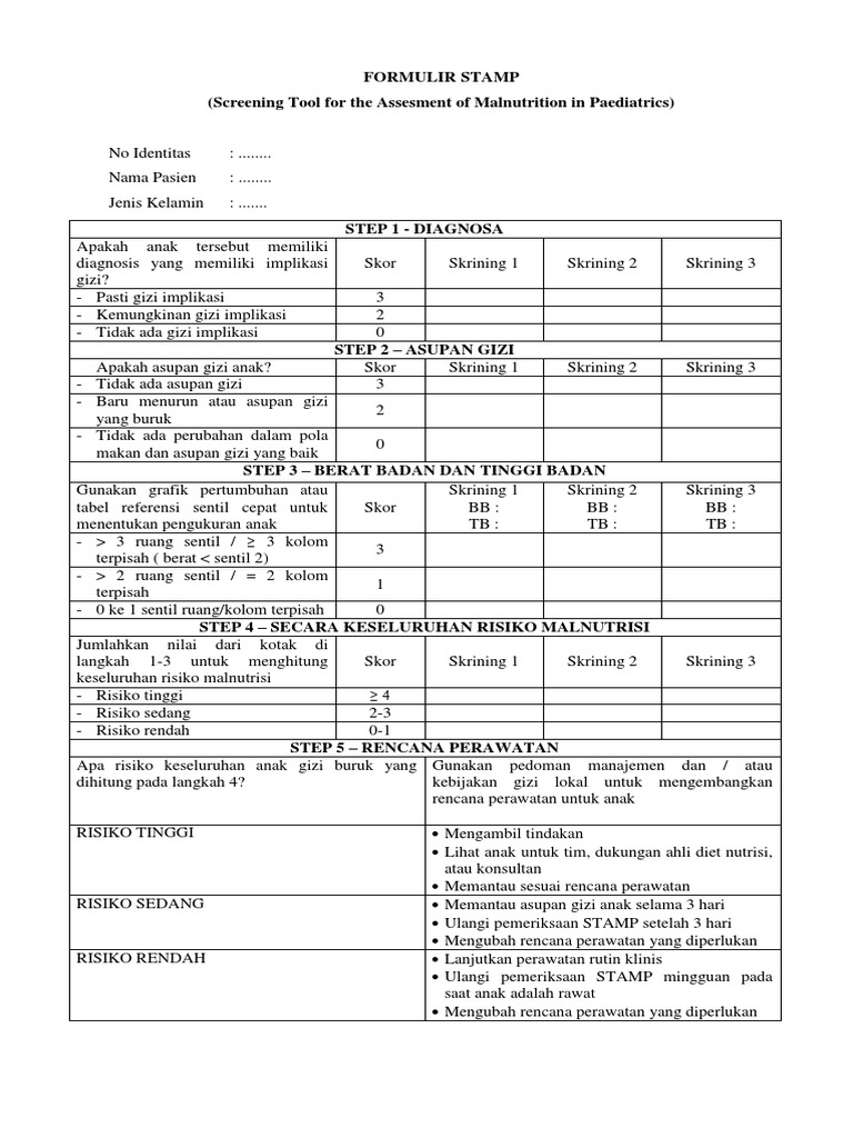Formulir Stamp | PDF