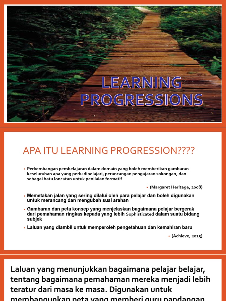 Learning Progressions | PDF