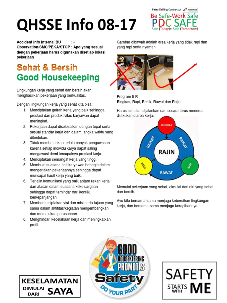 Contoh Housekeeping | PDF