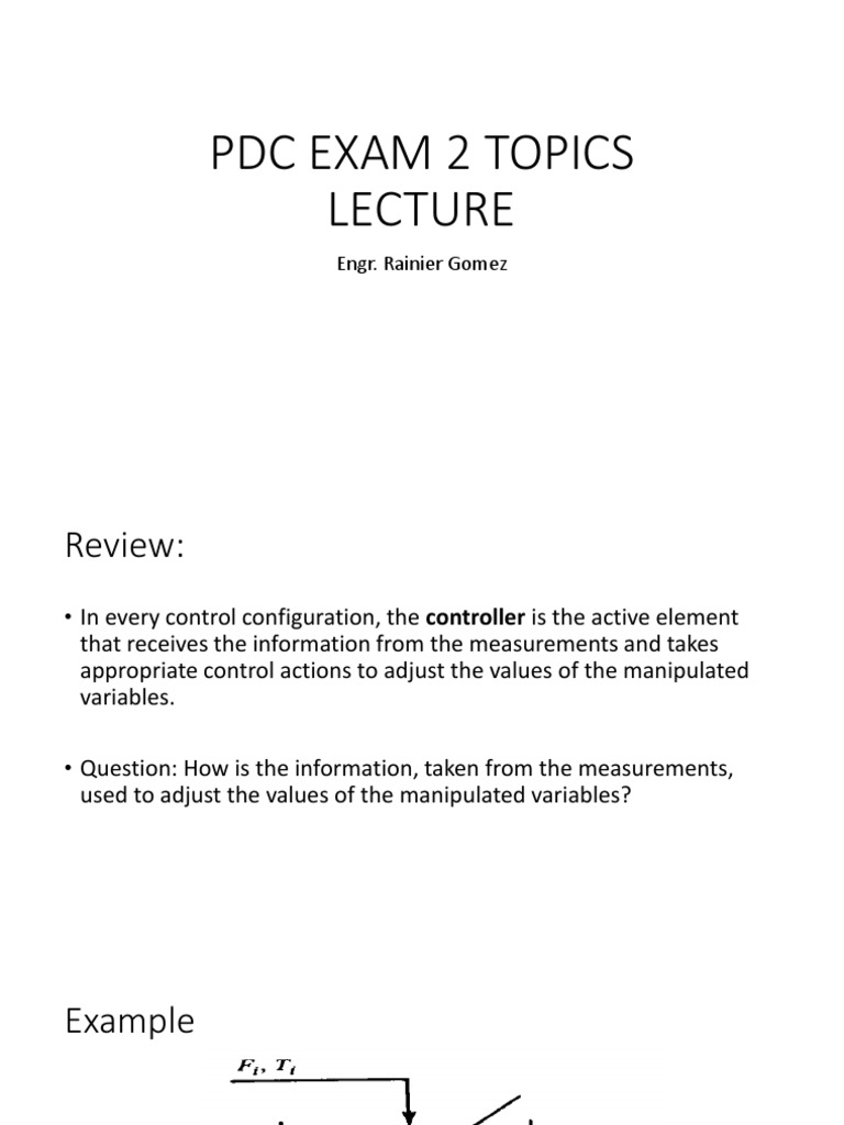 PDC Exam 2 Topics: Engr. Rainier Gomez | PDF | Teaching Methods & Materials