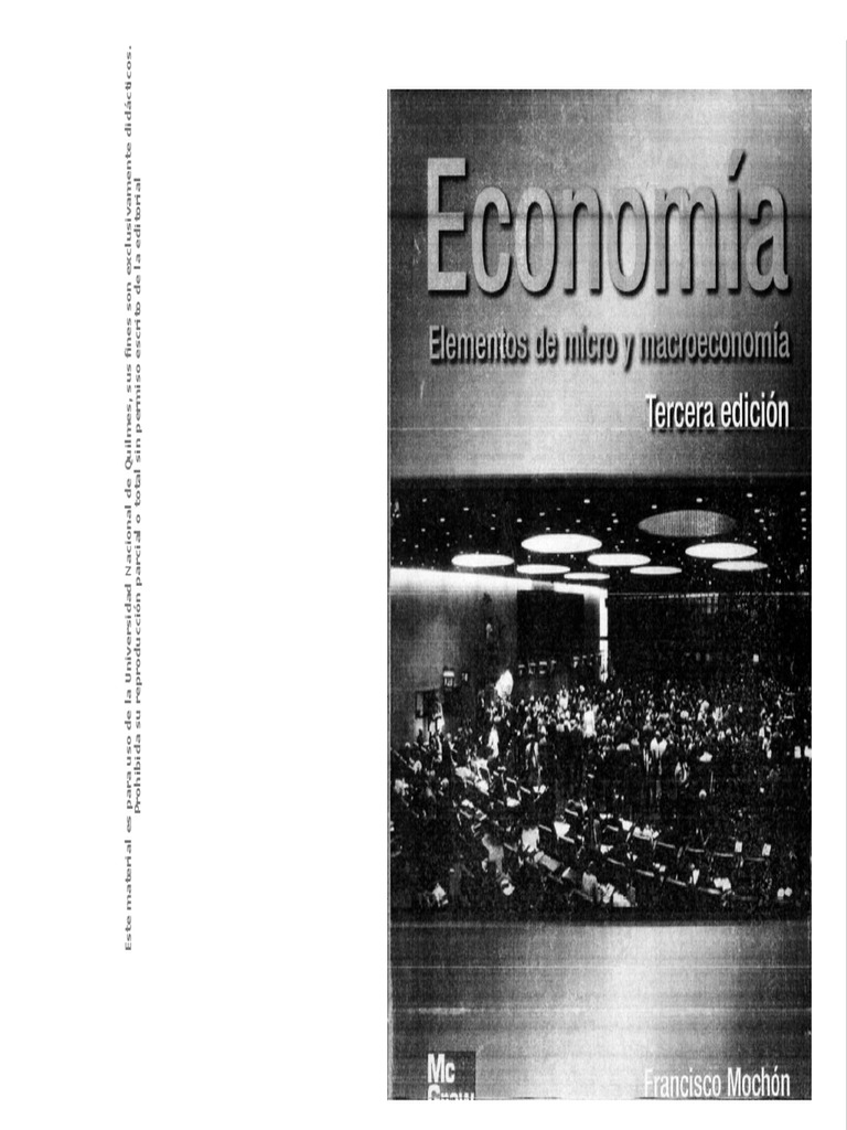 Mochon y Beker Economia Elementos de Micro y Macroeconomia Tercera Edicion PDF | PDF | Costo de ...