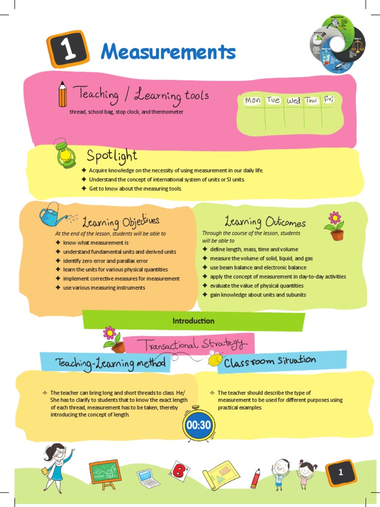 Class 6 Science Chapter 1 | PDF | Measurement | Weighing Scale