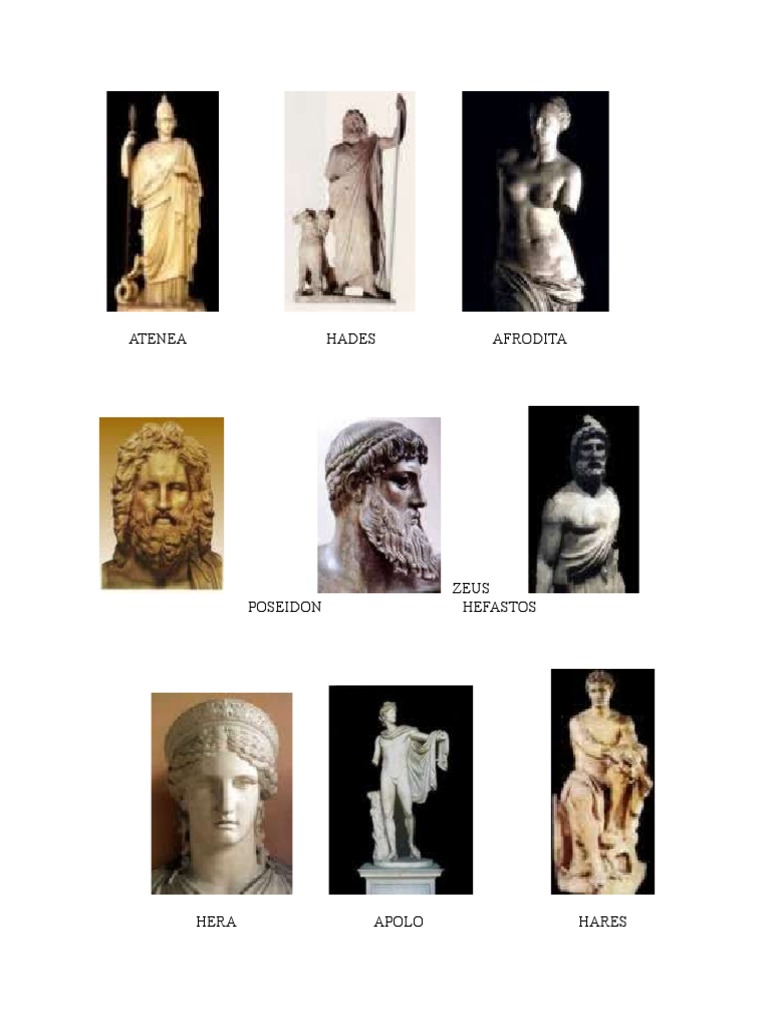 Atenea Hades Afrodita | PDF | Mitos de la creación | Hera