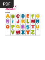 Abcdefg Hijklmnop Qrstuv Wxyz: The Alphabet | PDF | Language Arts ...