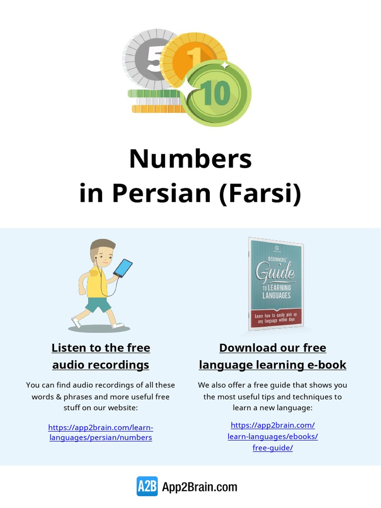 App2brain Cheat Sheet Persian Numbers | PDF | Persian People ...