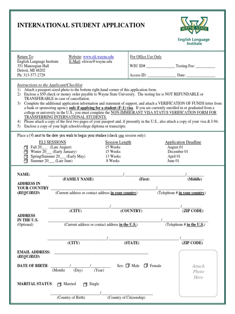 International Student Application Ss2018 | PDF | Business