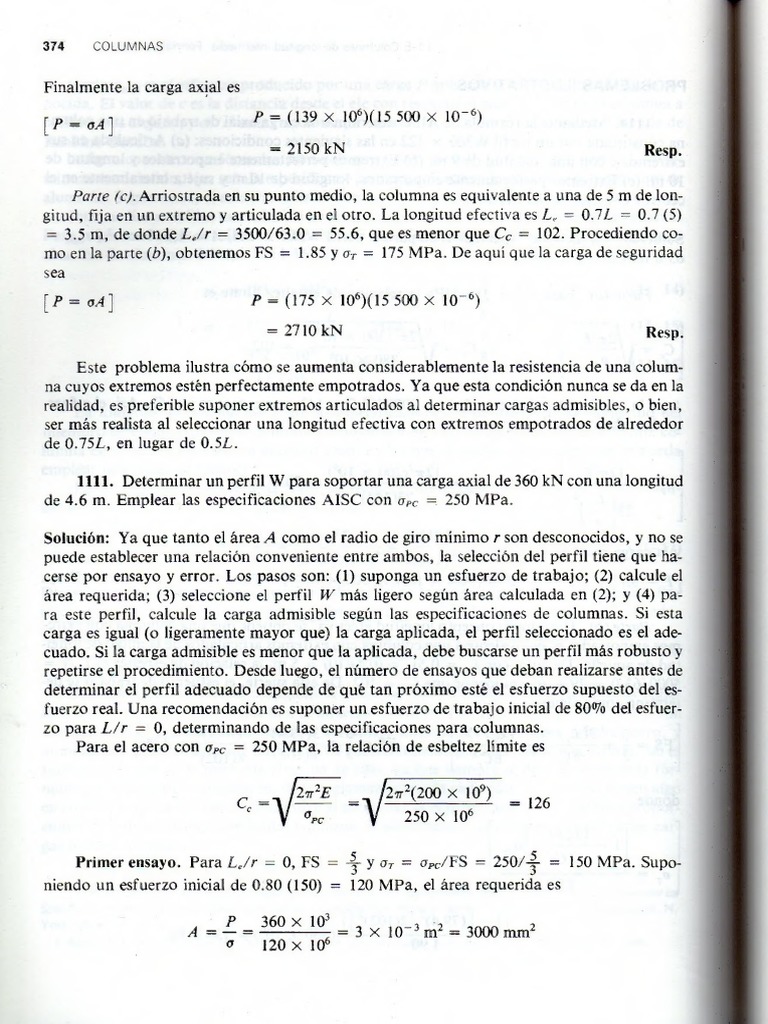 Ejercicios de Columnas | PDF