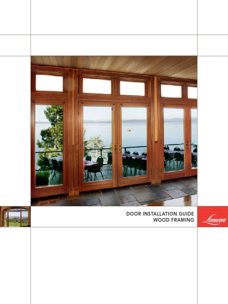 Door Installation Guide Wood Framing | PDF | Door | Framing (Construction)