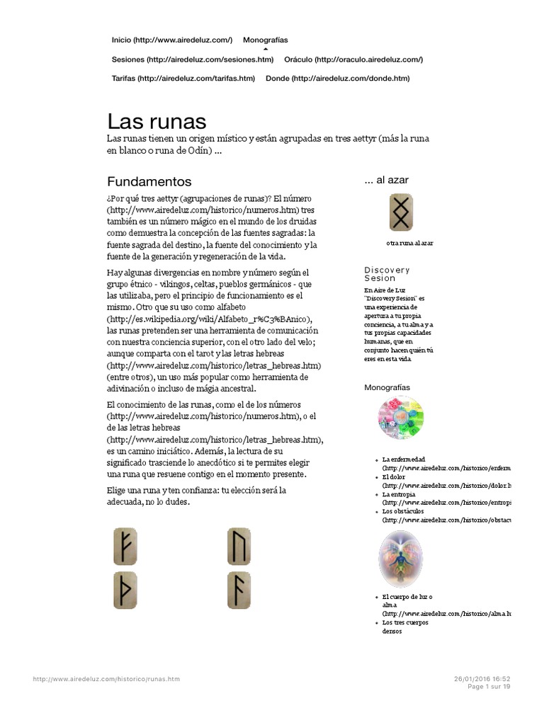 Significado y uso de las runas | PDF | druida