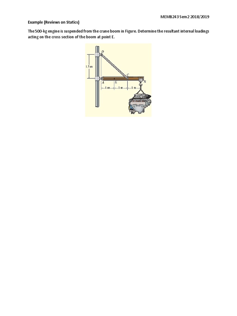 Review of Statics-Example | PDF | Computers | Technology & Engineering