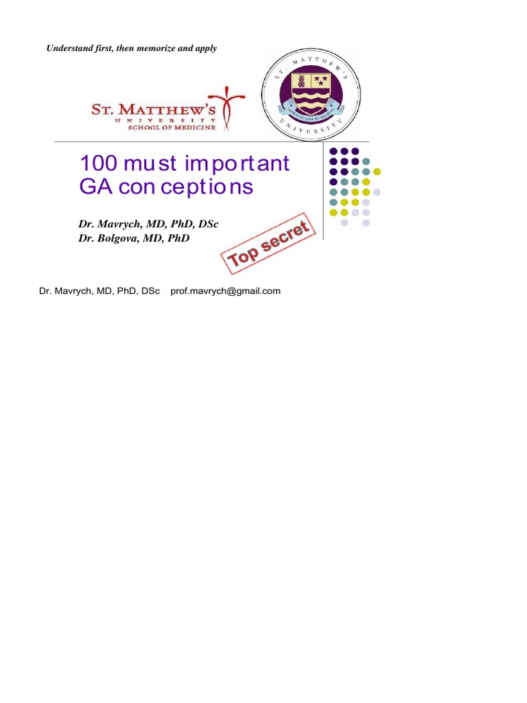 100 Gross Anatomy Concepts | PDF | Foot | Ankle