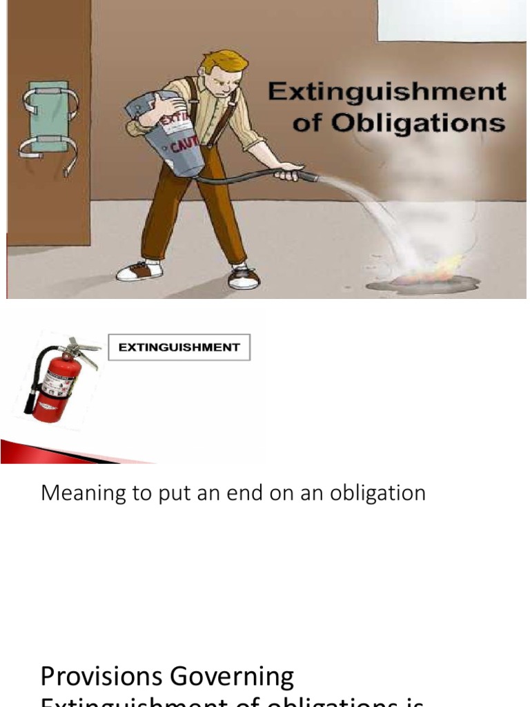 Extinguishment of Obligation_lecture Notes | Assignment (Law) | Legal ...