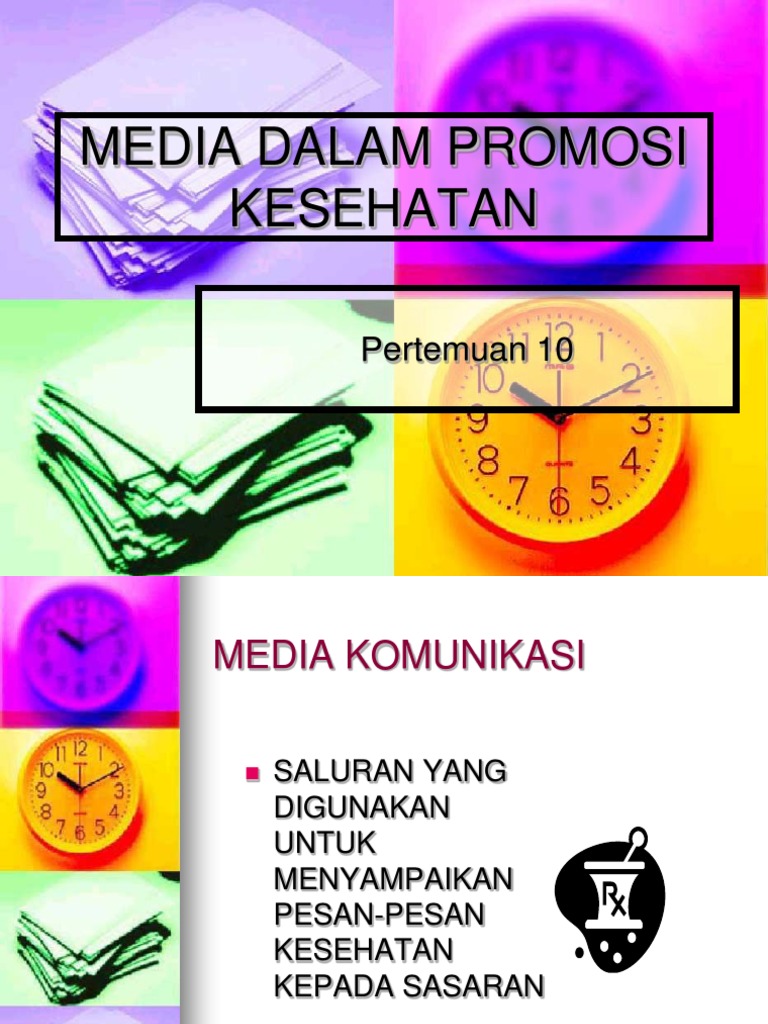 Pertemuan 10 - Media Promkes | PDF | Pengembangan Diri