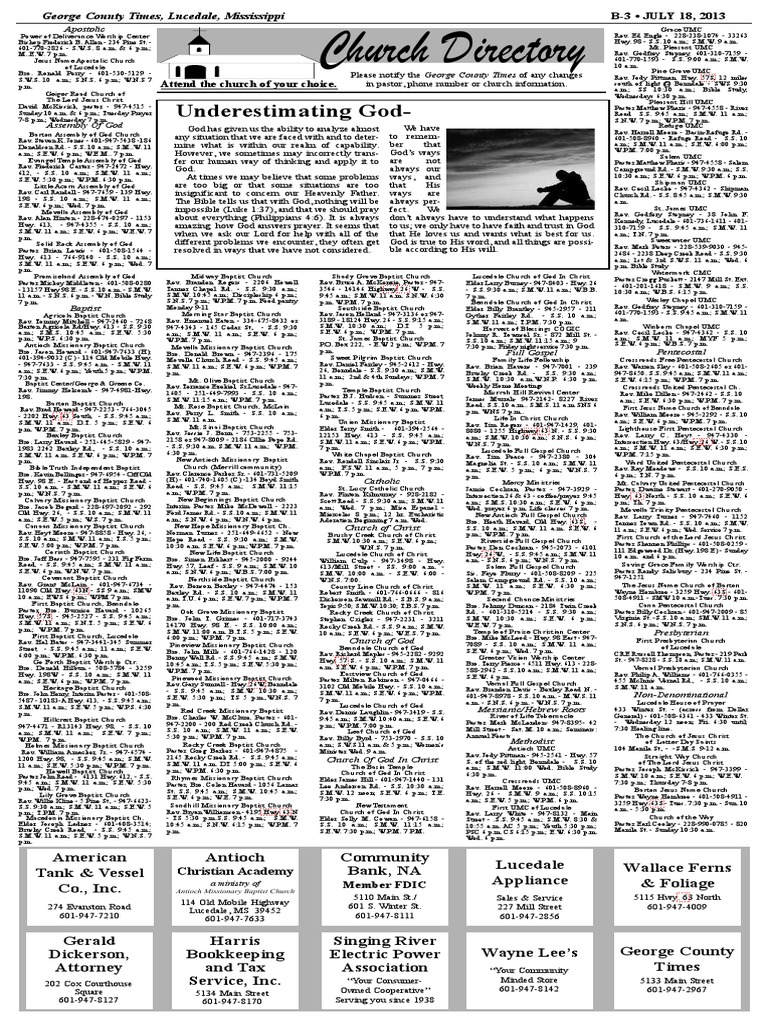 Church Directory | PDF