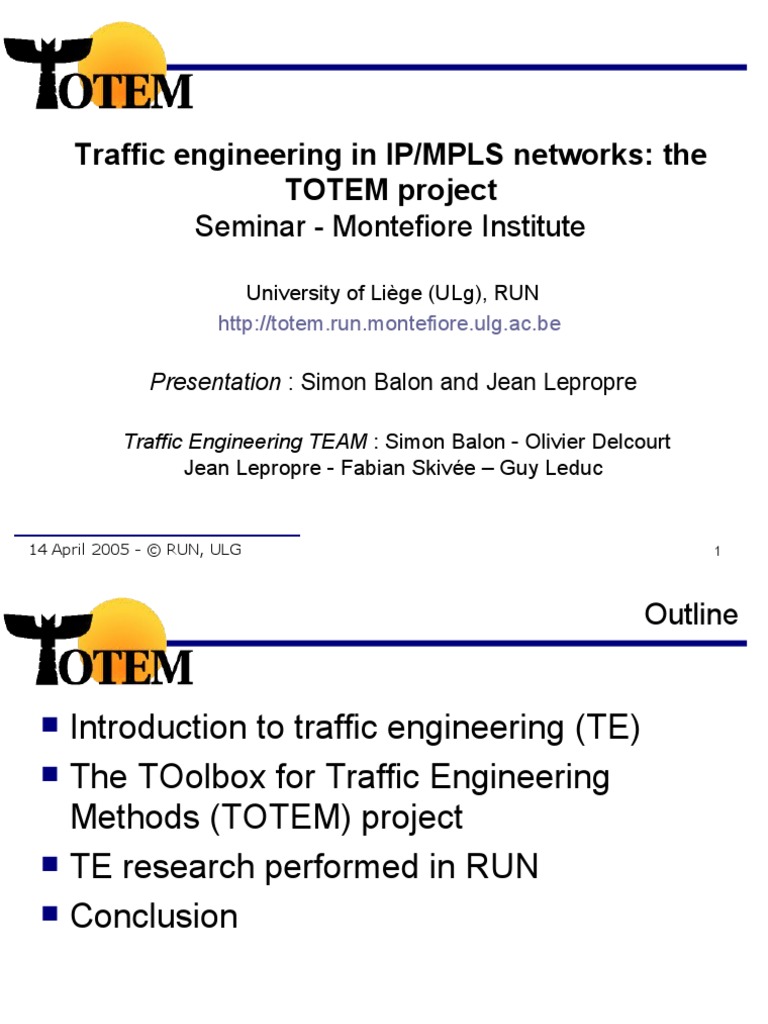 Traffic Engineering in IPMPLS Networks | PDF | Networking ...