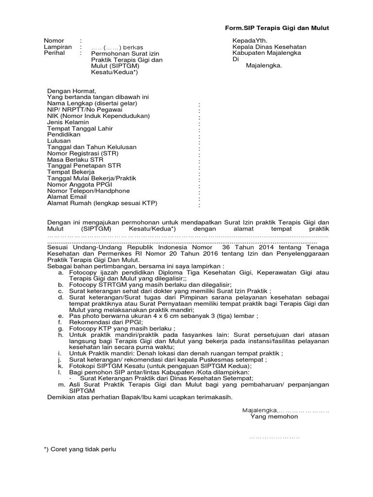 Format SIP Terafis Gilut | PDF