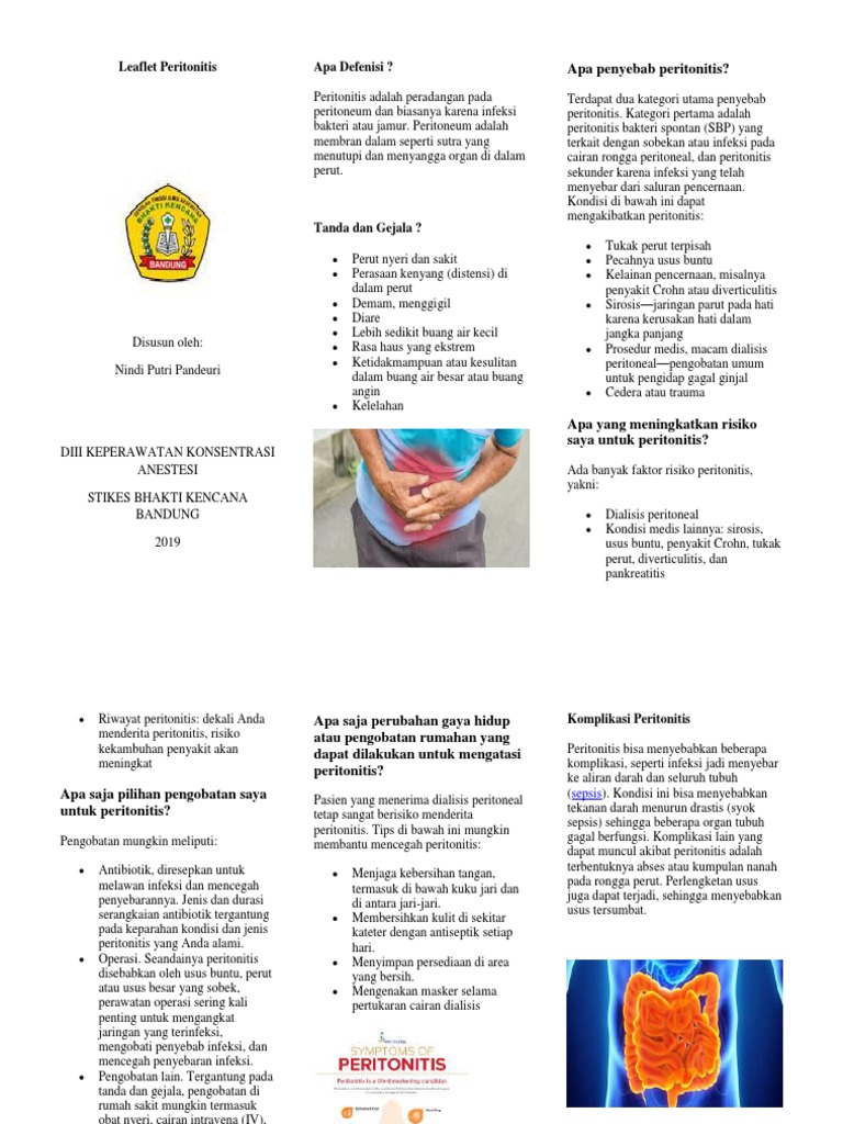 Leaflet Peritonitis | PDF