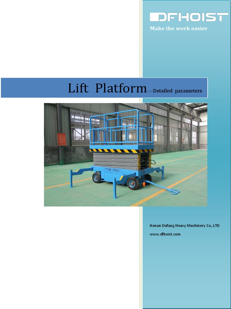Lift | PDF | Elevator | Warehouse