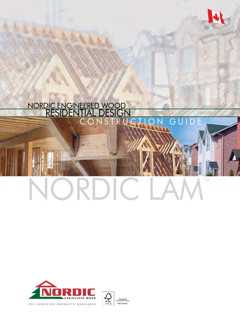Nordic Lam: Residential Design | Download Free PDF | Lumber | Bending