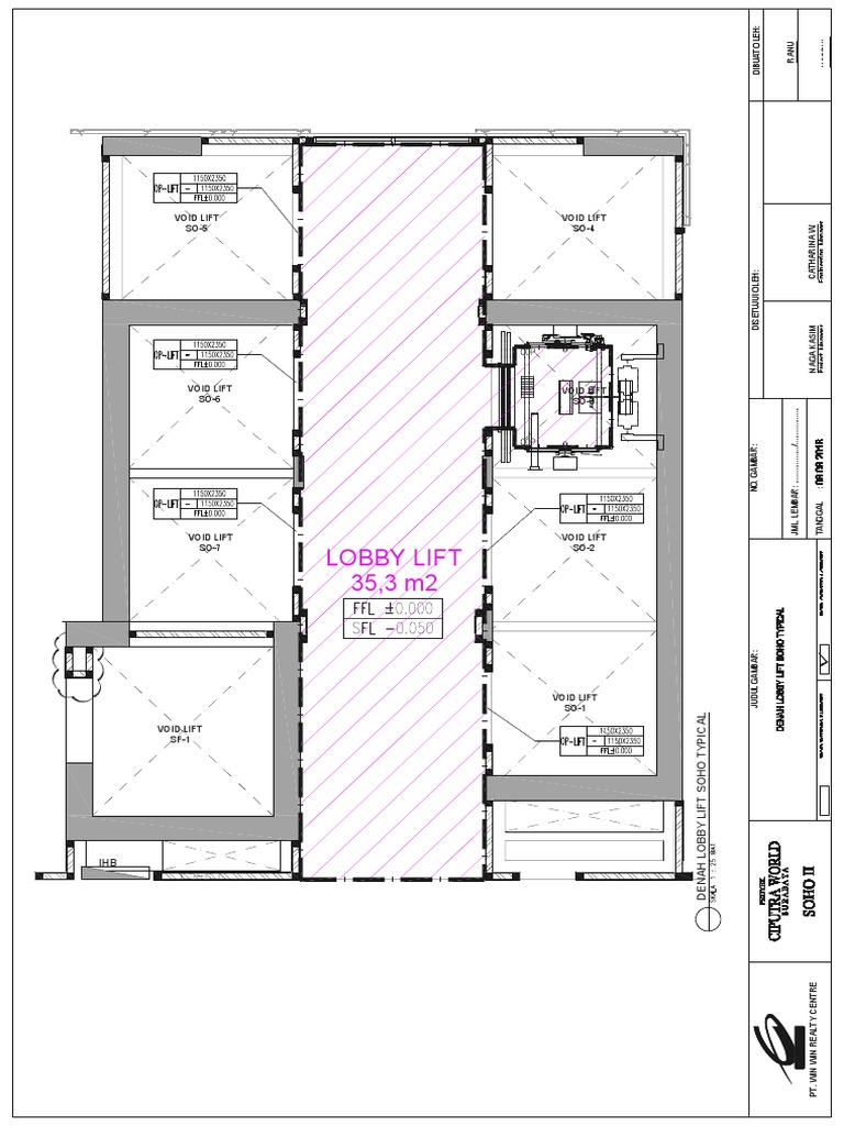 Lobby Lift 35,3 m2: Void Lift SO-5 Void Lift SO-4 | PDF