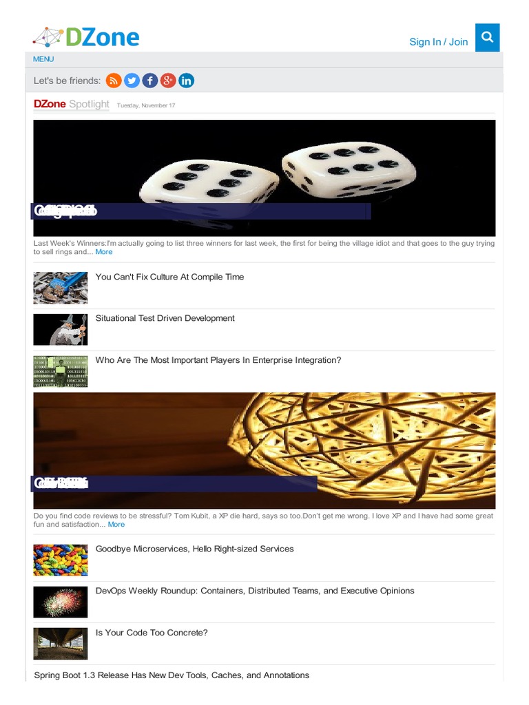 Code Chal Lenge: Subst It Ut Ion Deci Pher Code Gol F: Dzone | PDF | Eclipse (Software) | Net Beans